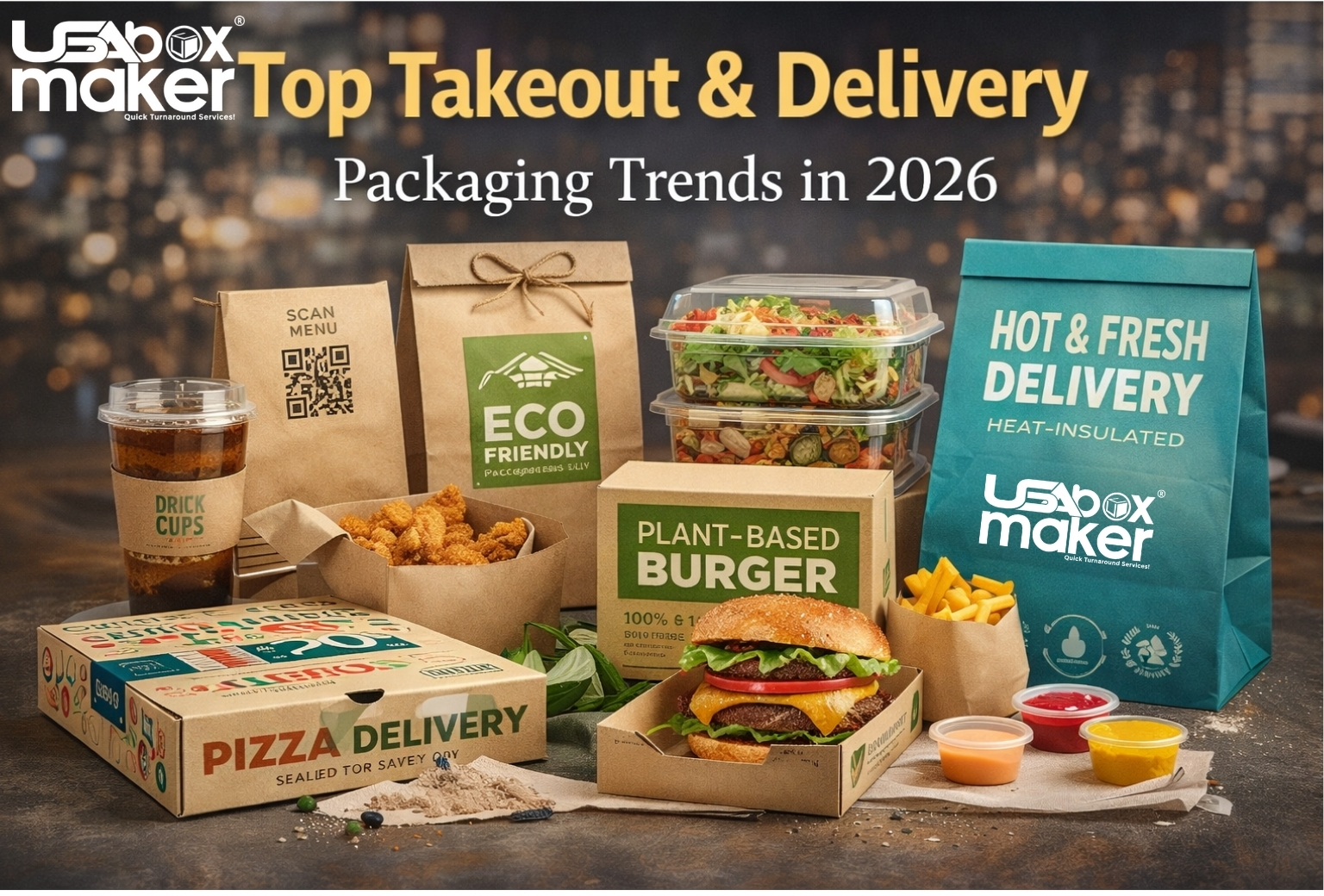 Top Takeout & Delivery Packaging Trends in 2026 - USA Box Maker ...